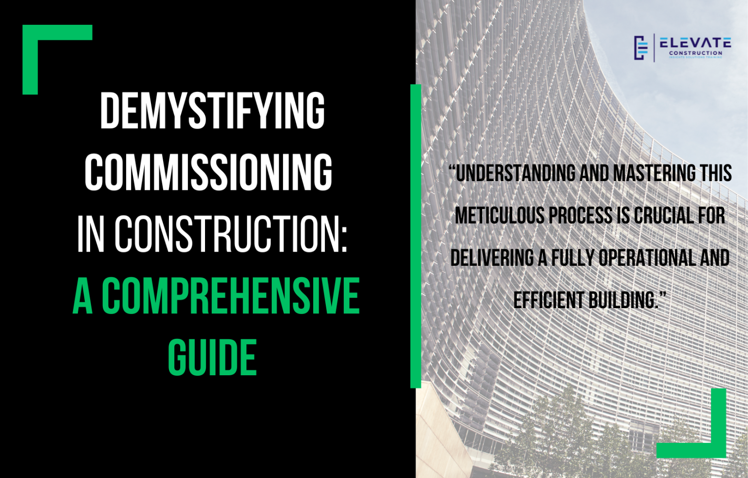 Demystifying Commissioning in Construction: A Comprehensive Guide ...