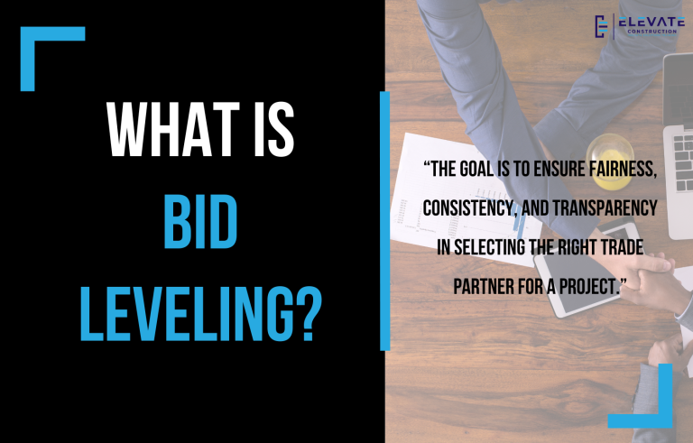 What Is Bid Leveling? - Elevate Constructionist