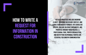 How To Write An RFI In Construction - Elevate Constructionist