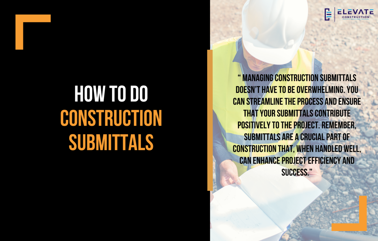 How To Do Construction Submittals - Elevate Constructionist