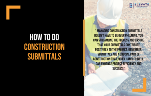 How To Do Construction Submittals - Elevate Constructionist