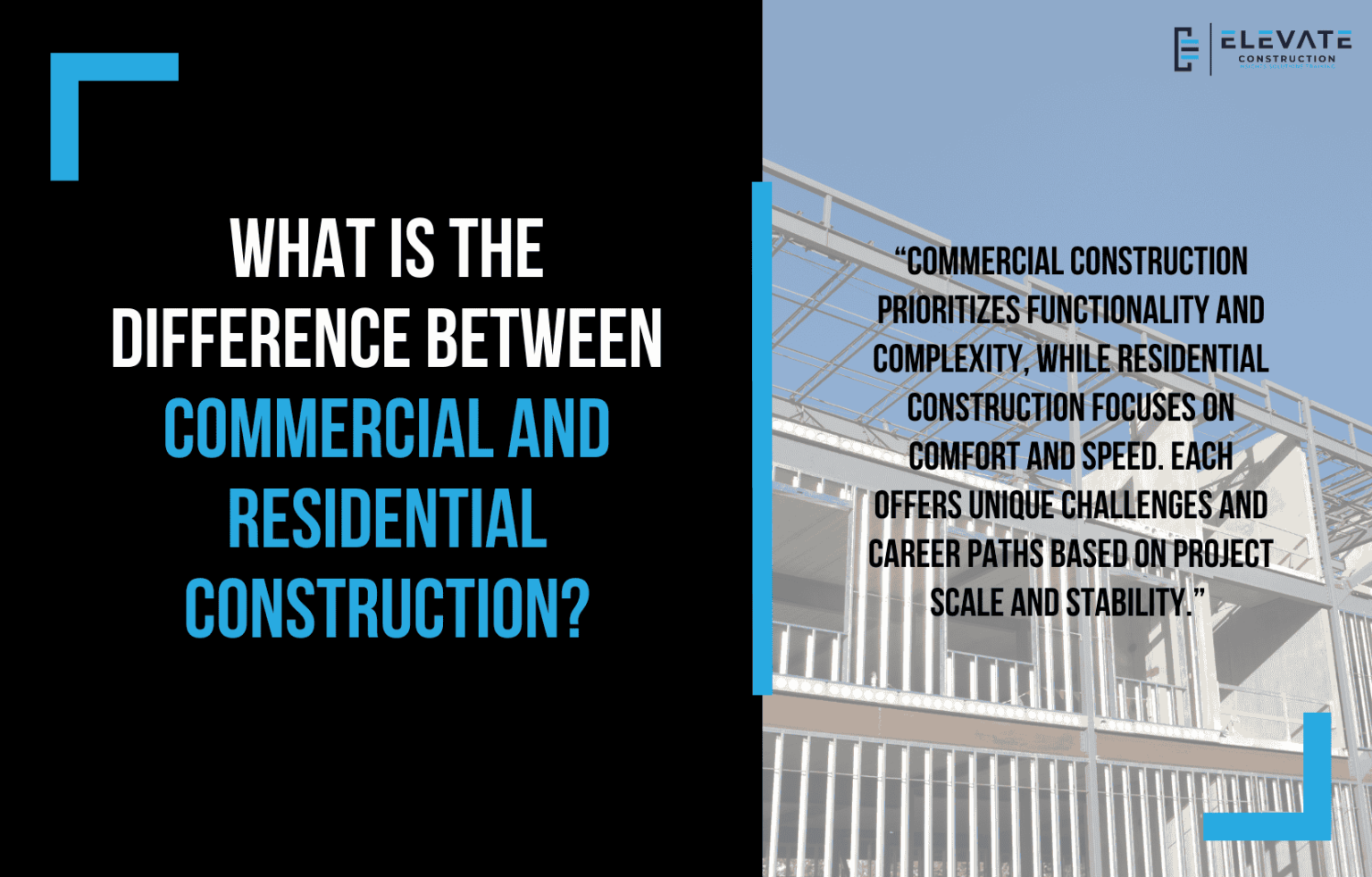 What Is The Difference Between Commercial And Residential Construction ...
