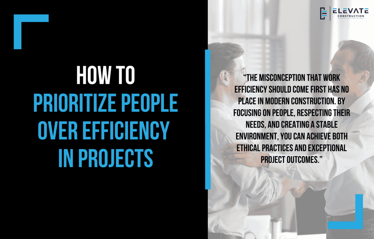 How To Prioritize People Over Efficiency In Projects - Elevate ...