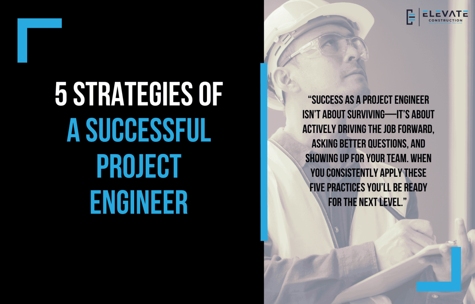 5 Strategies Of A Successful Project Engineer - Elevate Constructionist