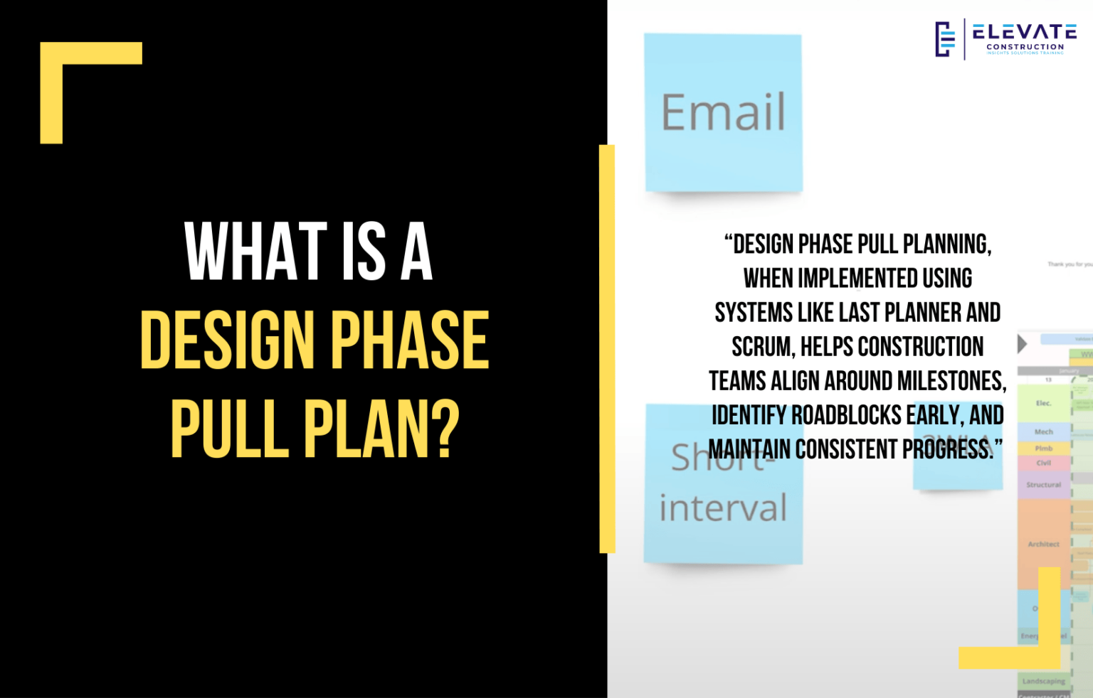 What Is A Design Phase Pull Plan? - Elevate Constructionist