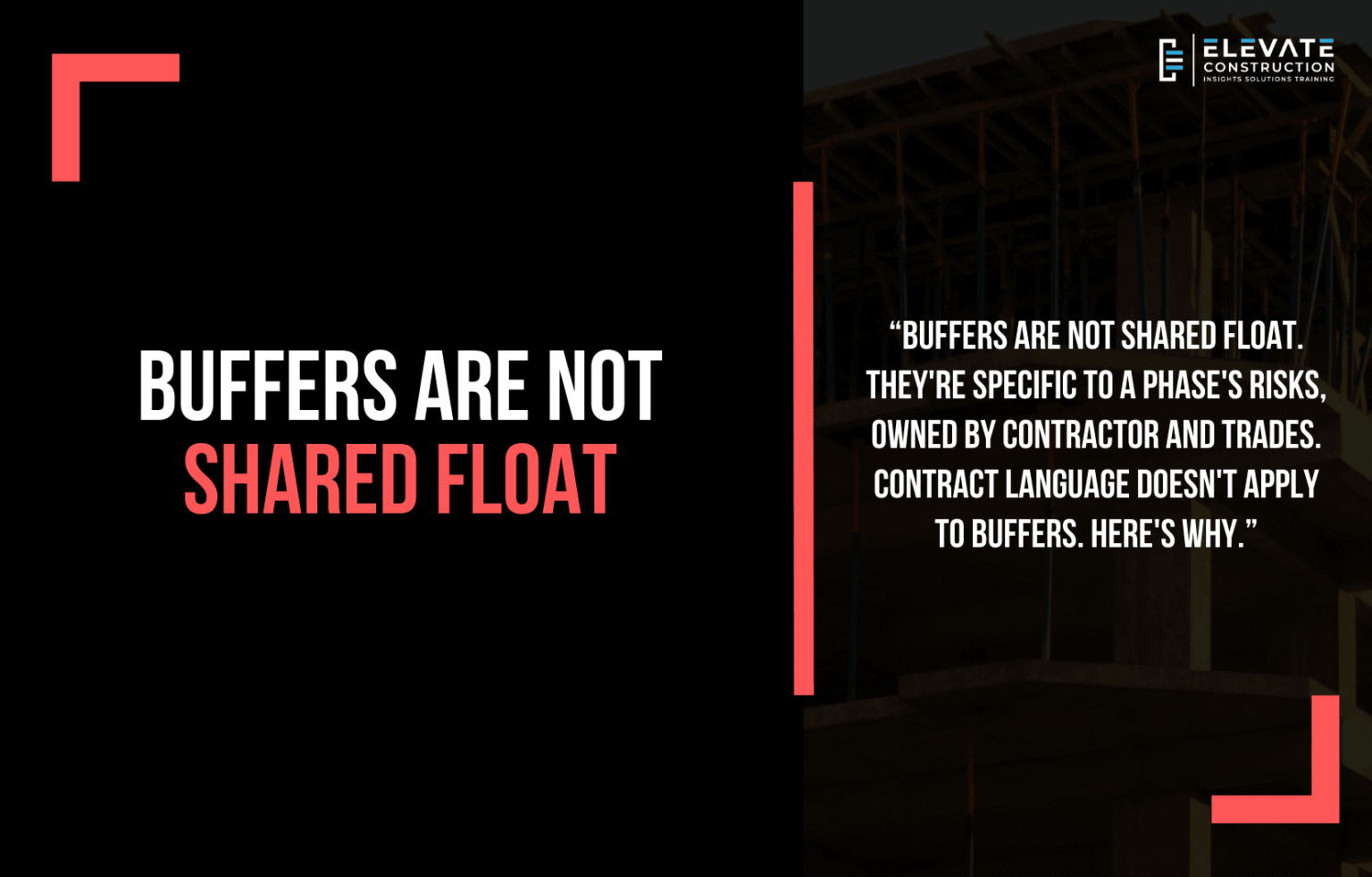 Buffers Are NOT Shared Float - Elevate Constructionist