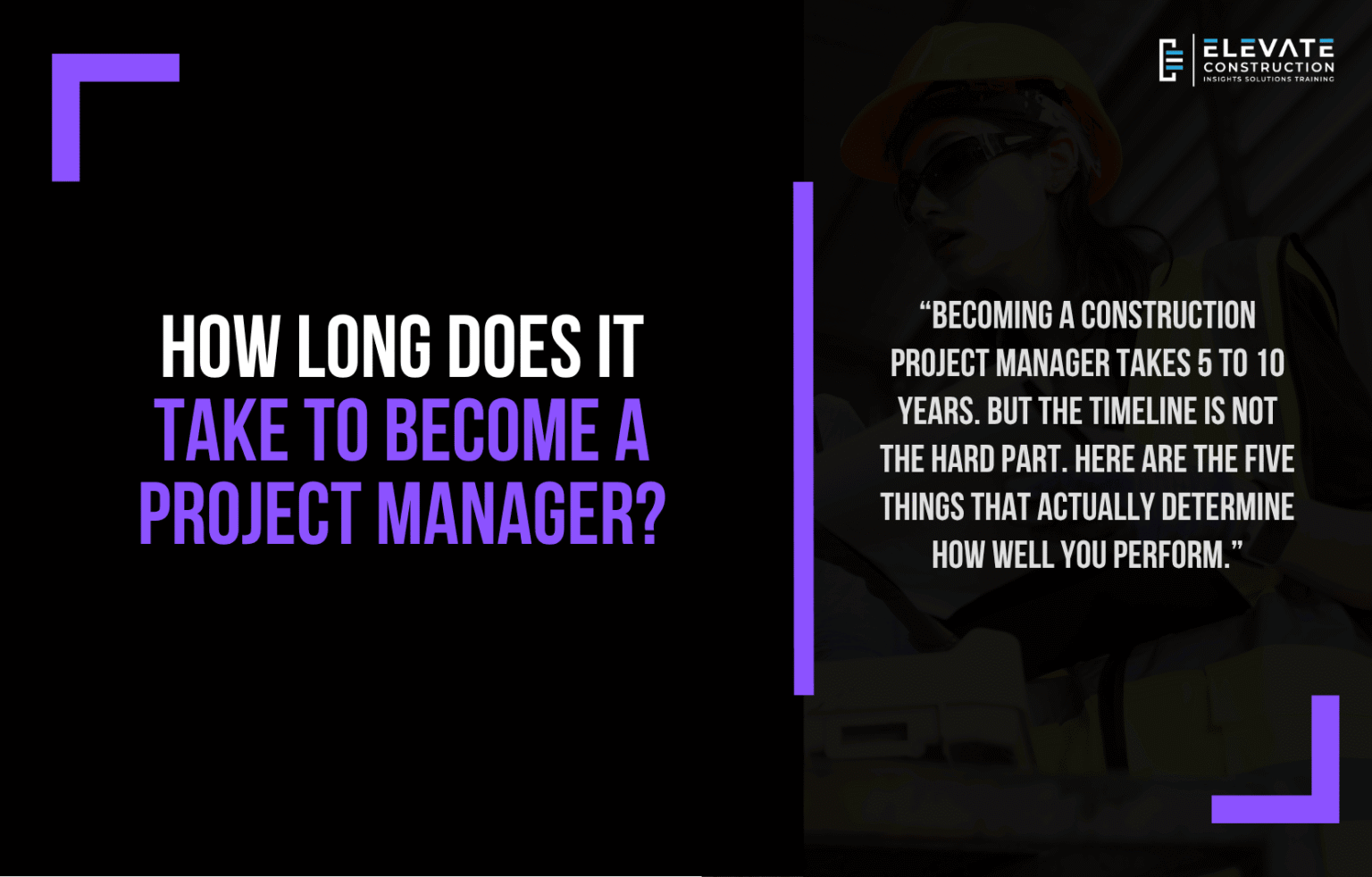 How Long Does It Take To Become A Project Manager? - Elevate ...