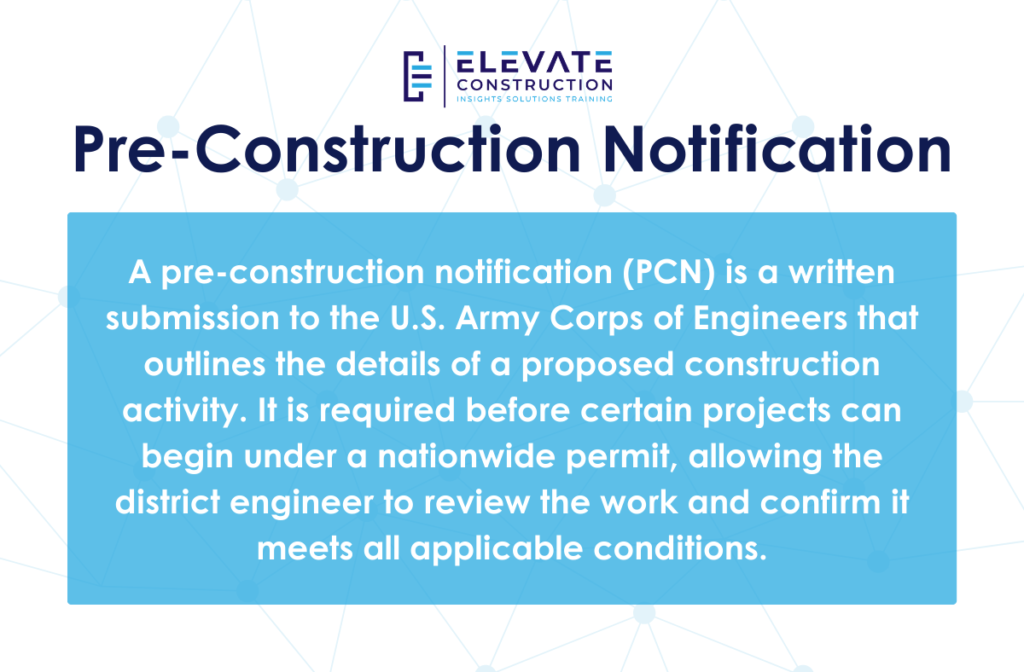 What is a Pre-Construction Notification? | PCN Guide