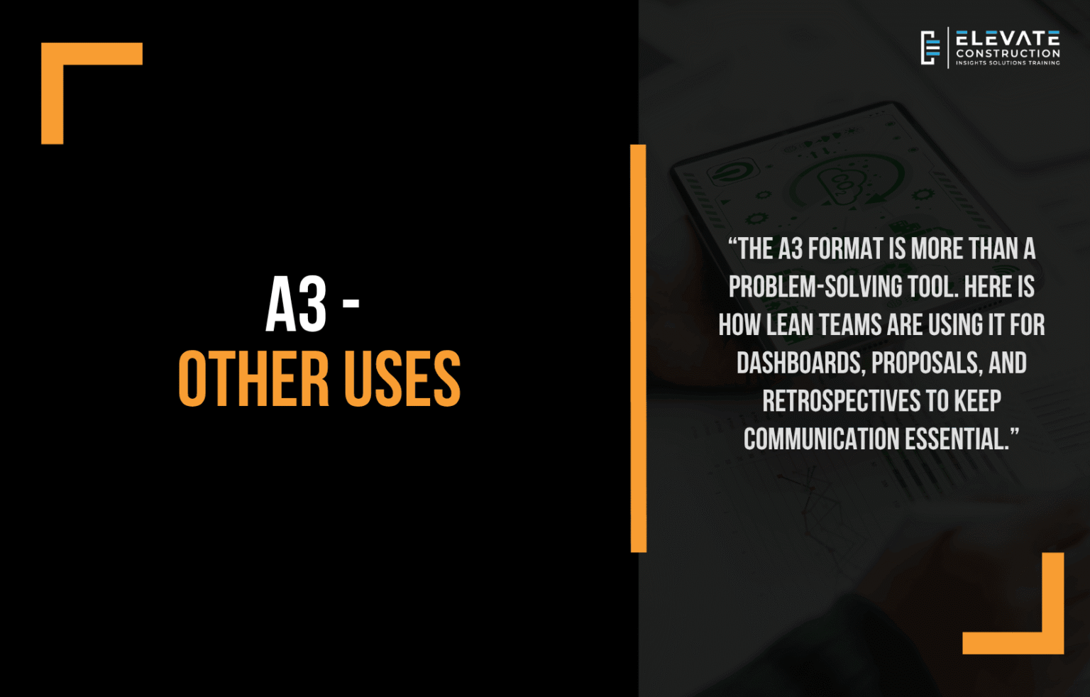 A3 - Other Uses - Elevate Constructionist